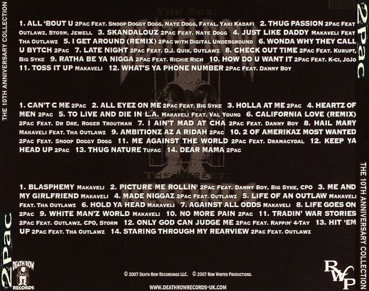 Scarica La Copertina Cd 2pac 2 Pac The 10th Anniversary Collection