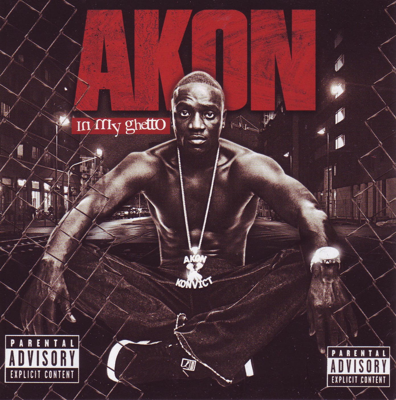 Copertina cd Akon - In My Ghetto - Front, cover cd Akon - In My Ghetto ...