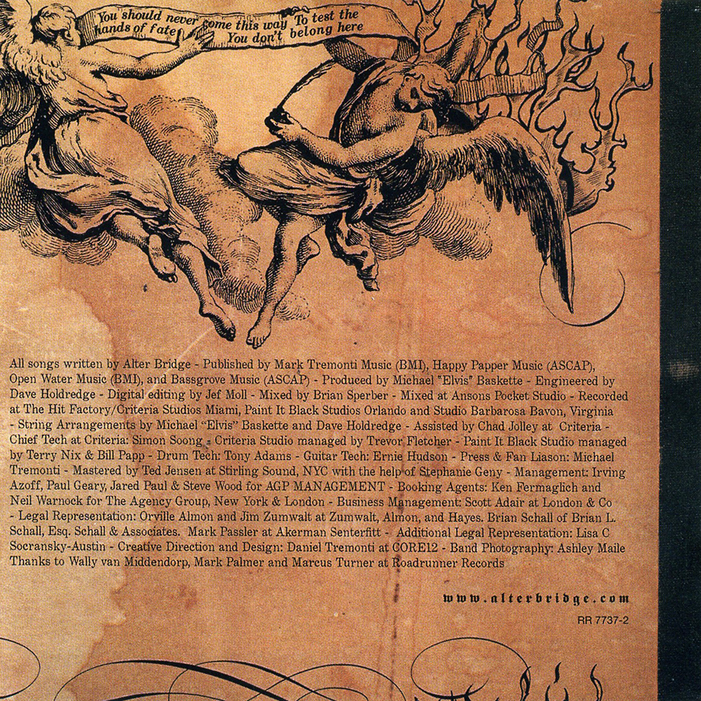 Copertina cd Alter Bridge - AB III - Inside, cover cd Alter Bridge - AB ...